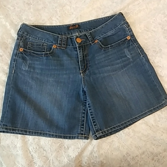 Seven7 | Shorts | Seven7 Distress Shorts | Poshmark